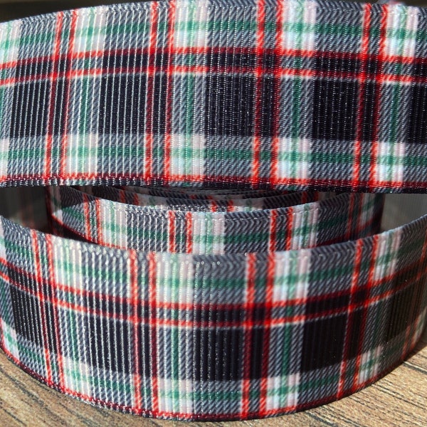 Gray Plaid Ribbon - Etsy