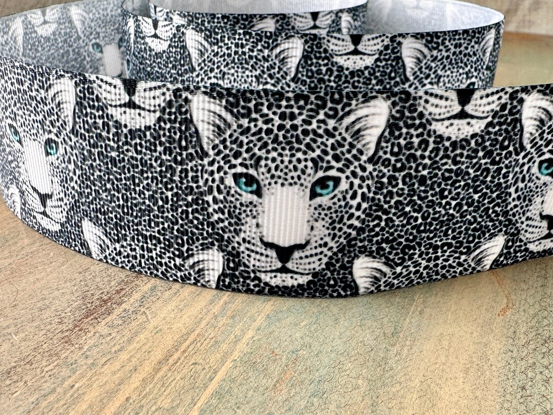 Big Cat Eye Grosgrain Ribbon 38mm Tiger Ribbon Jungle Cat Party Decor ...