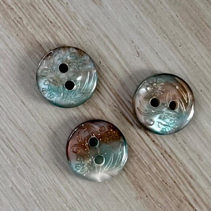 Sea Glass Buttons - Etsy