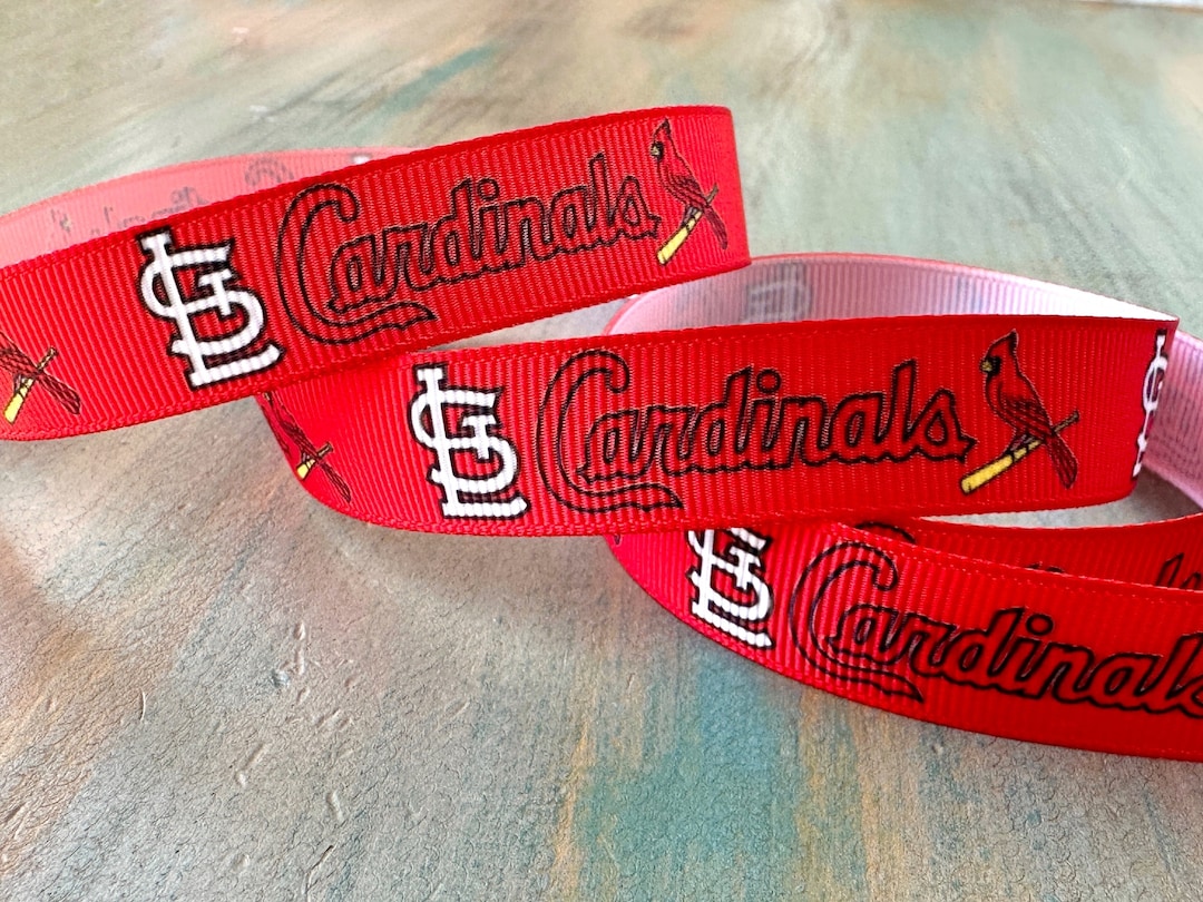 STL Wild Birds Grosgrain Ribbon 10mm 16mm Red Cardinal Ribbon Baseball ...