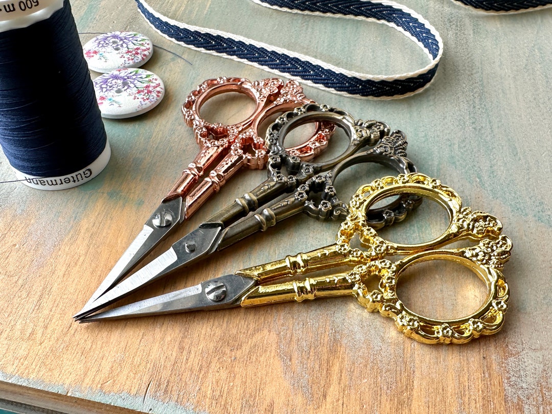 Fancy Pants Embroidery Scissors 4.5 Inch Stainless Steel Craft Snippers ...