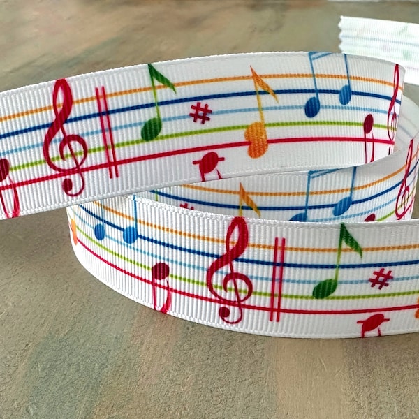 Musical Note Ribbon - Etsy