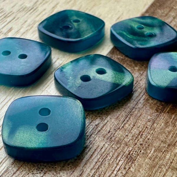Teal Buttons for Clothes - Etsy