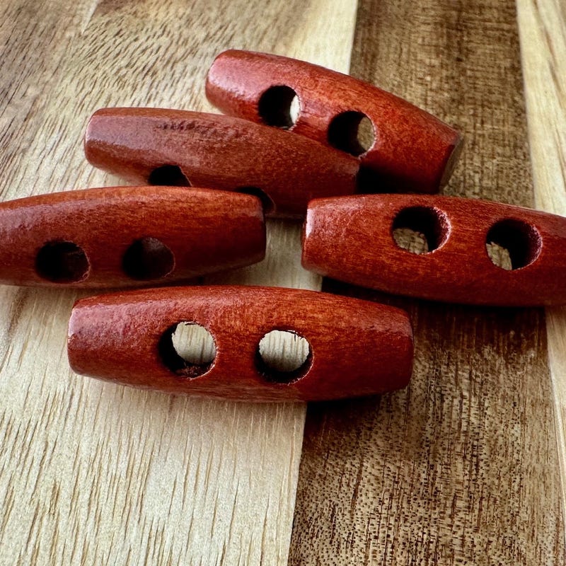 Wooden Button - Etsy