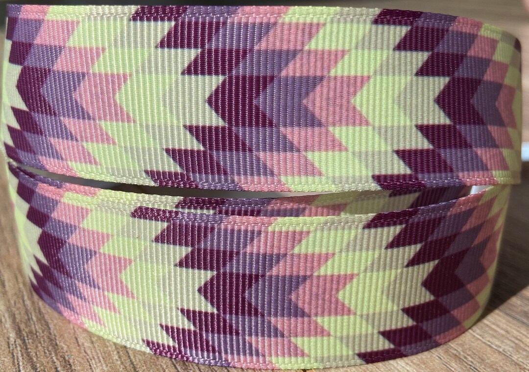 C Tones Aztec 3/8 5/8 1W Grosgrain Ribbon 9mm 15mm 25mm - Etsy