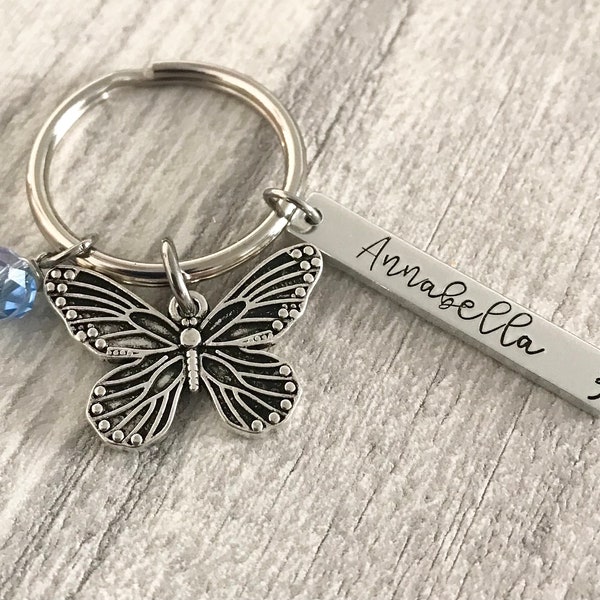 Butterfly Keychain - Etsy