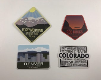 Red Rocks Sticker - Etsy