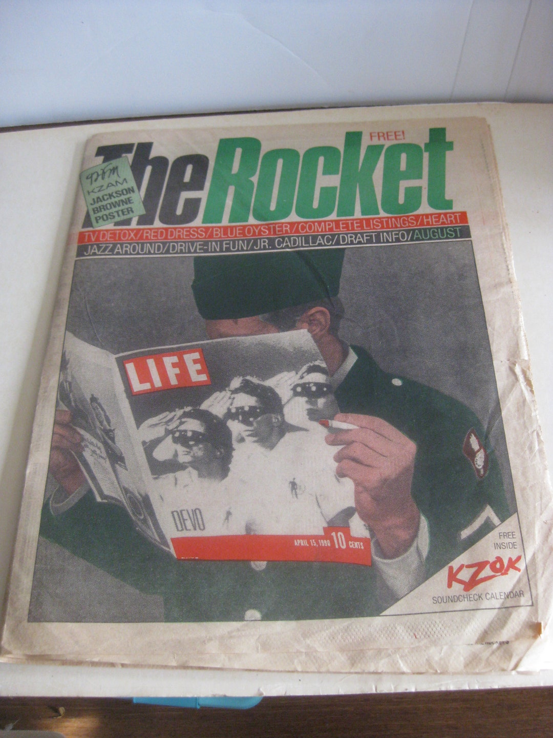 Rocket Magazine August 1980 Seattle Music Scene - Etsy