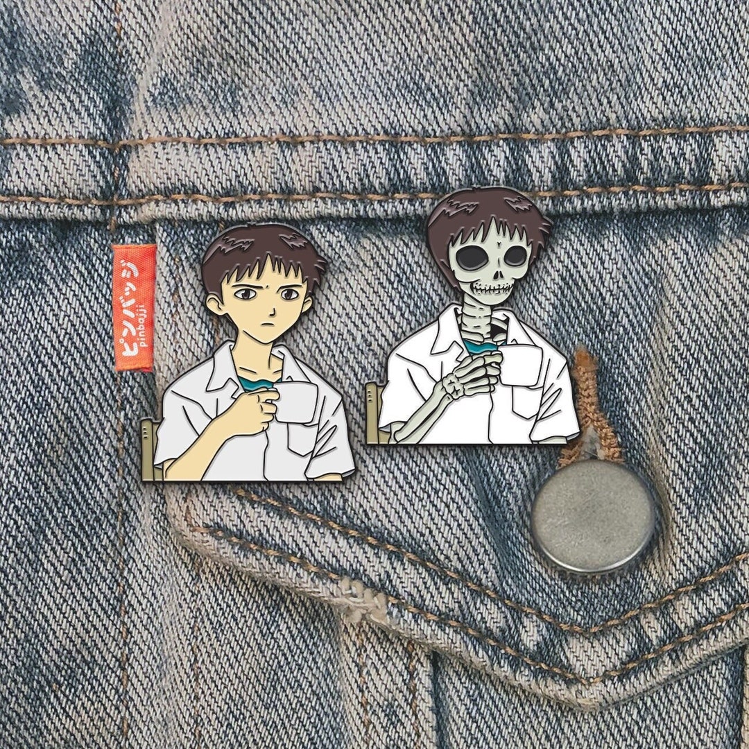 Shinji Coffee Pin - Etsy