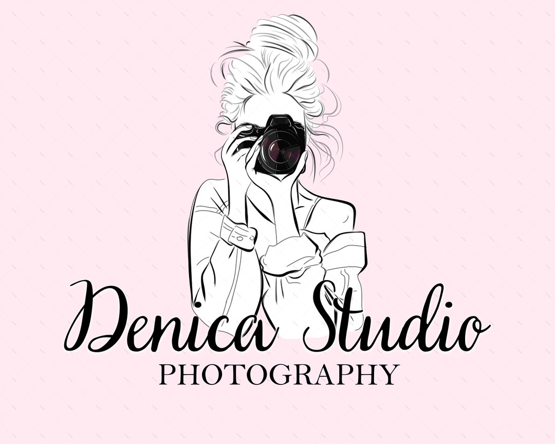 Custom Photography Logo, Photographer Logo, Premade Photography Logo Design, PNG Camera Logo ...