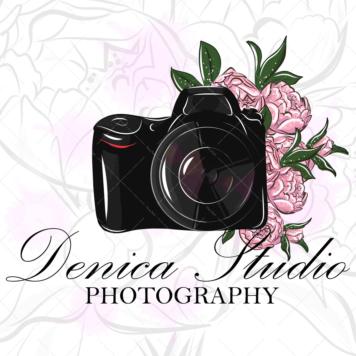 Custom Photography Logo, Photographer Logo, Premade Photography Logo Design, PNG Camera Logo ...