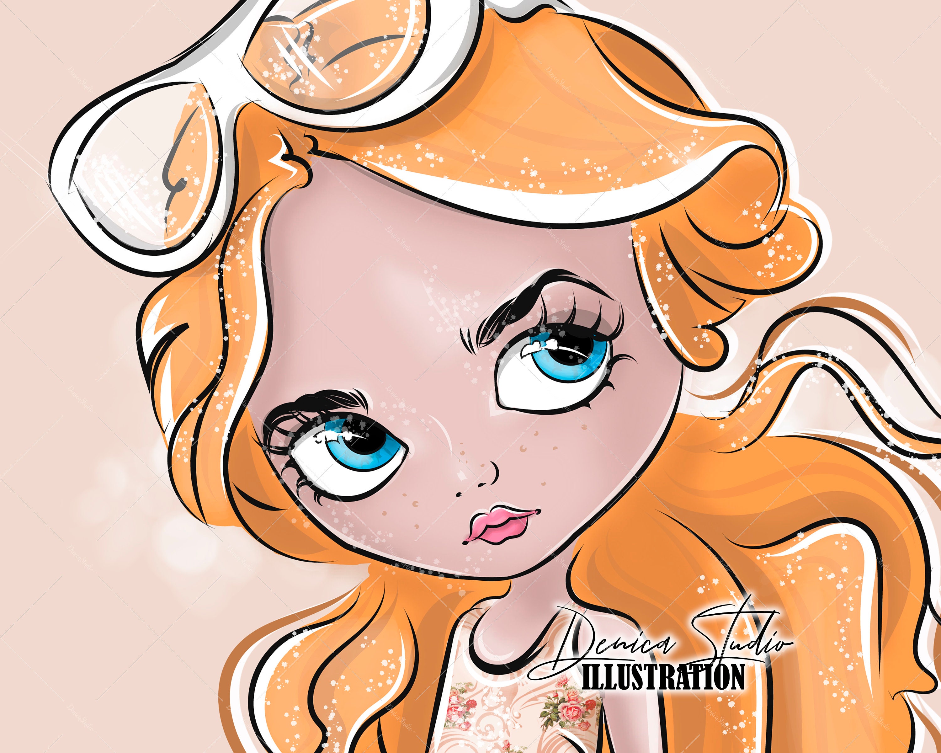 Cute Dolls Clipart Set Blithe Dolls Clipart Girls Clipart | Etsy