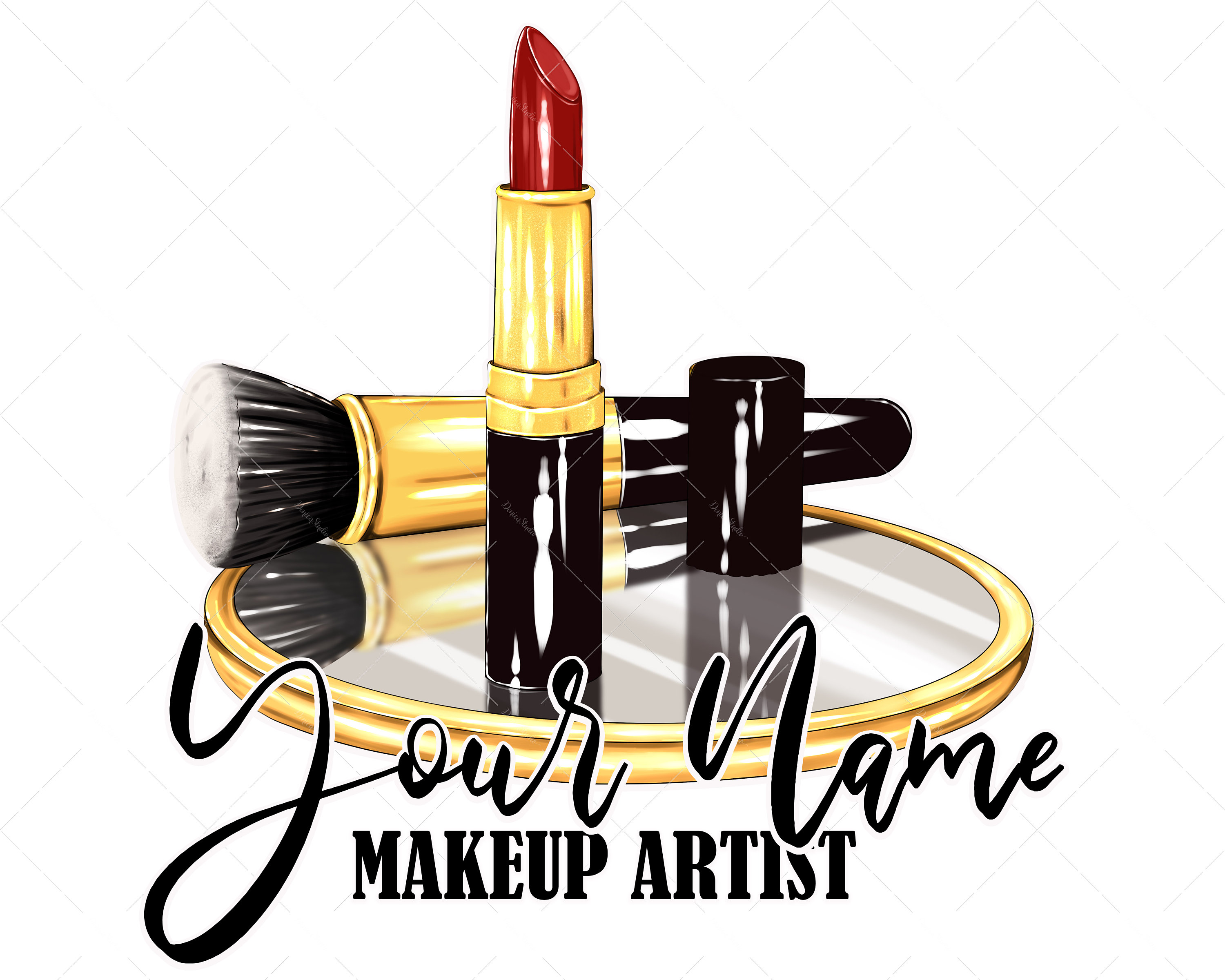 Custom Makeup Artist Logo Beauty Logo Premade Make up Logo - Etsy