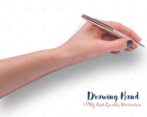 Drawing Hand PNG Clip Art Mockup Mock Up Writing Hand - Etsy Finland