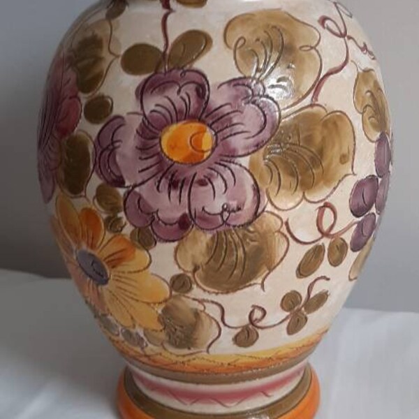 Sgraffito Vase - Etsy