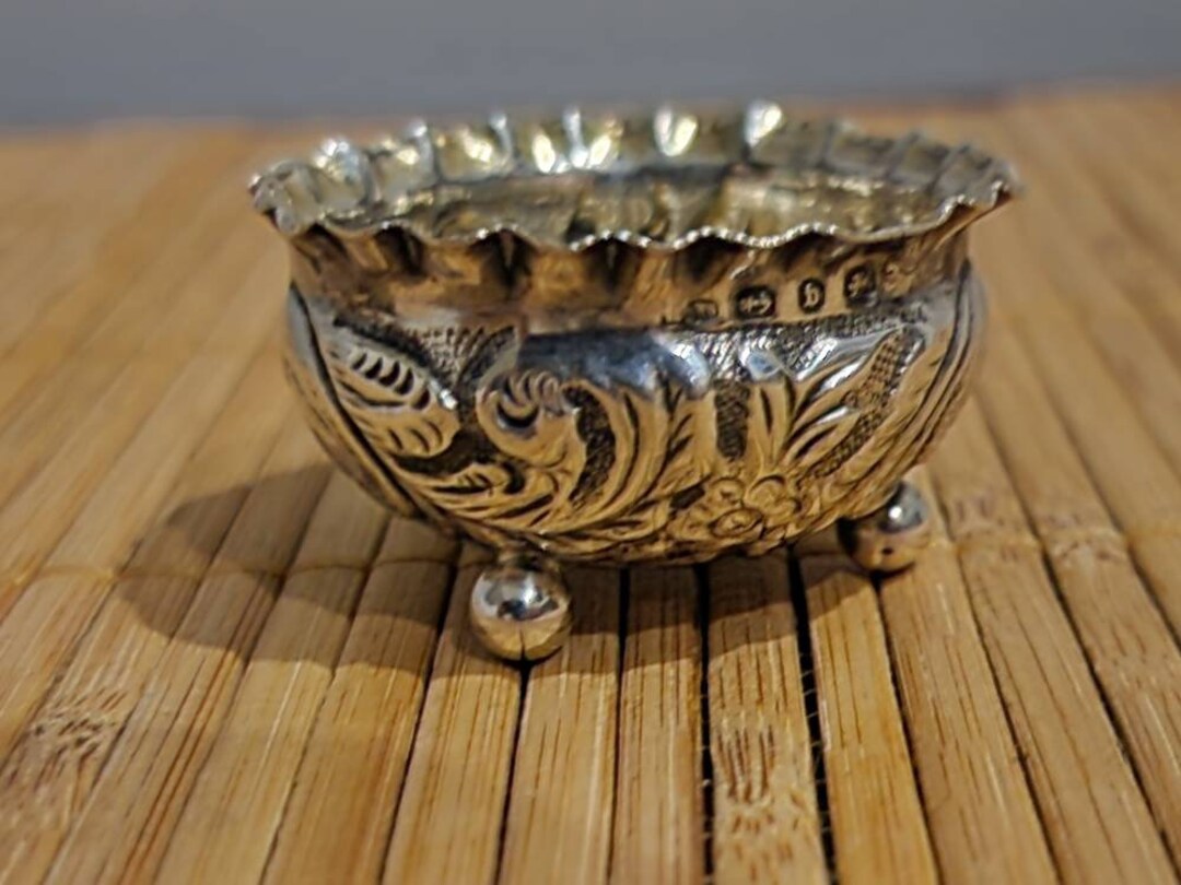 Victorian English Silver Antique Salt Cellar. Fully - Etsy