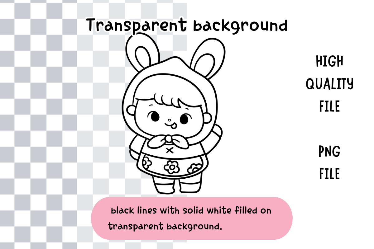 Digi Stamps- Png Clipart, Easter Digi Stamps Lets Doodles, Easter Girl ...