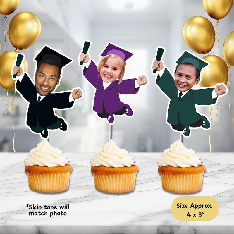 Graduation Cupcake Topper - Etsy