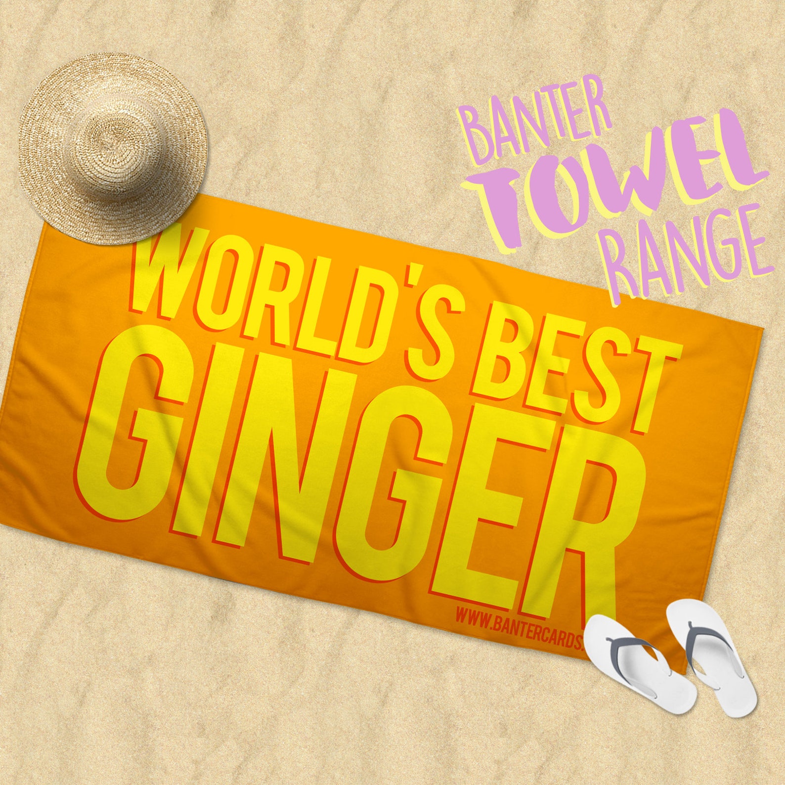 World's Best Ginger Towel, Holiday, Banter Cards, Banter Gifts, Funny ...