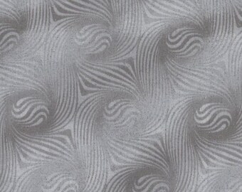 Gray swirl fabric | Etsy