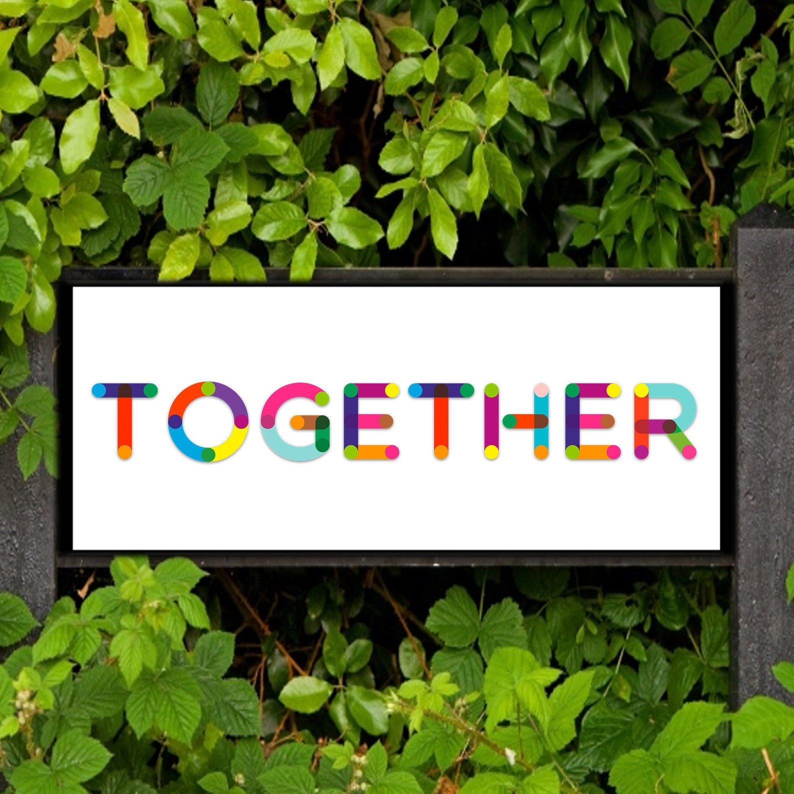 Better Together Art Printables | Graphic Design Art Download Digital ...