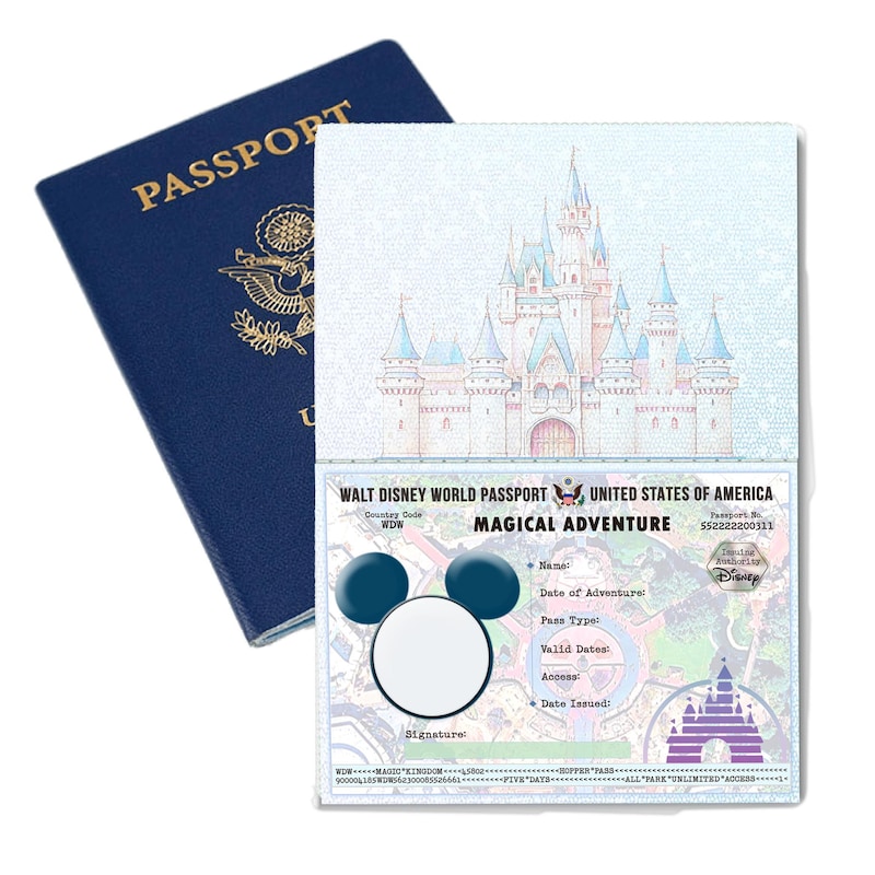 Pretend Passport - Etsy