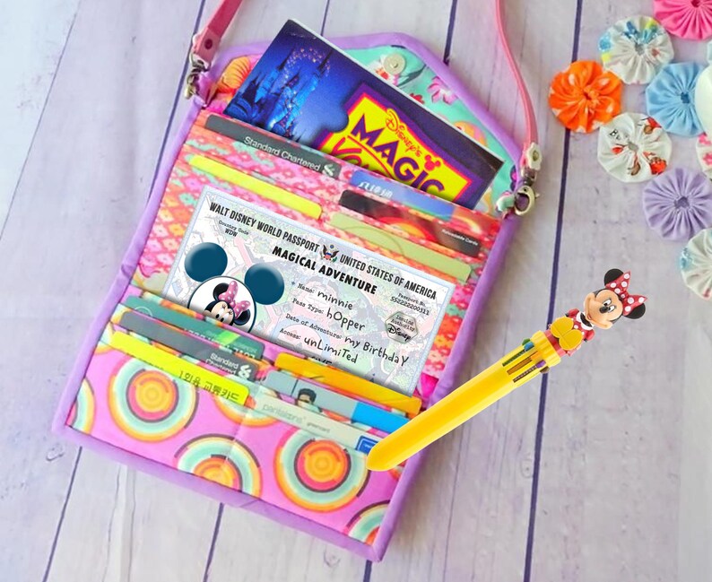 DIY Magic Kingdom Disney Passport Kit With WDW Stickers | Digital ...