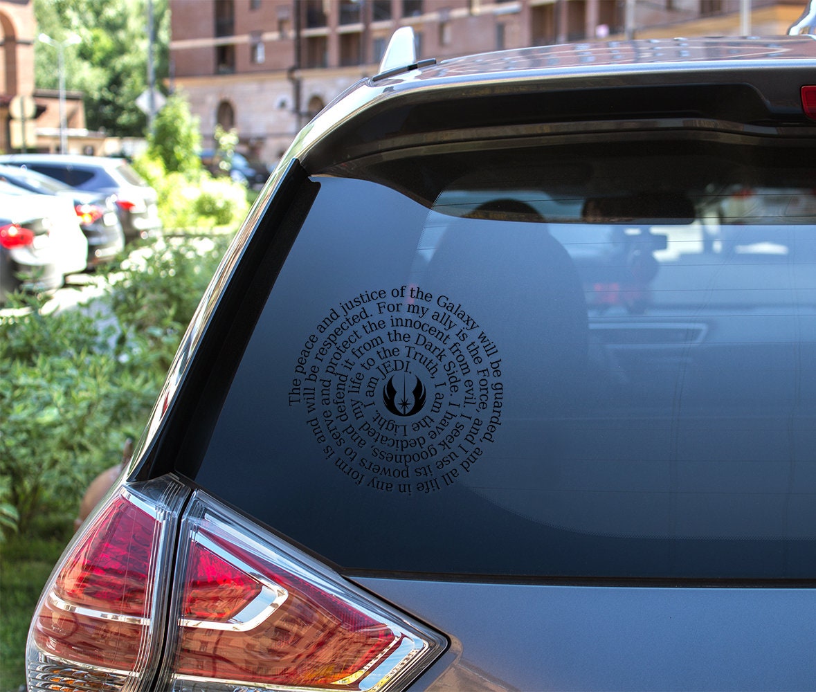 Star Wars JEDI Creed Spiral Word Art Inspirational Saying Digital ...