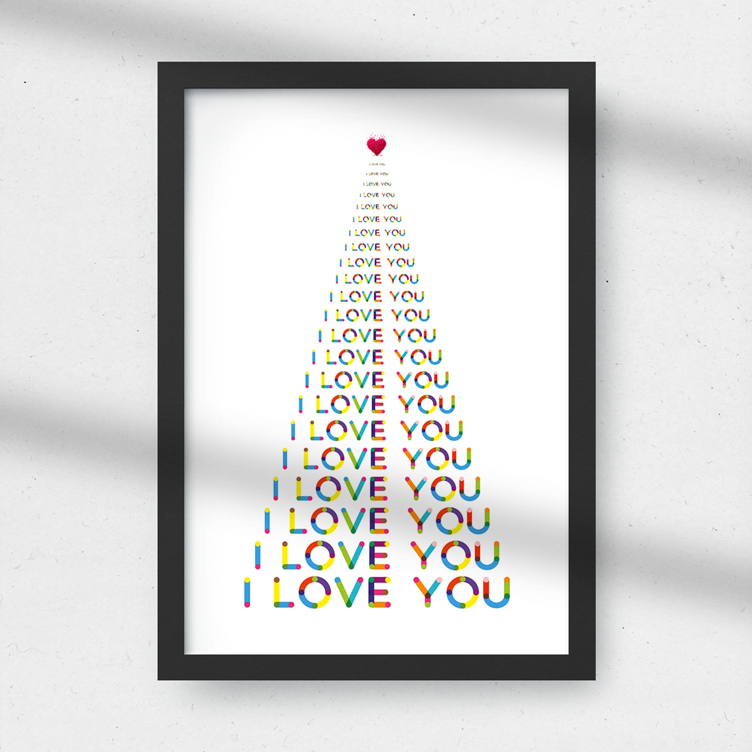 I Love You Messages Word Art Printables Graphic Design Art - Etsy