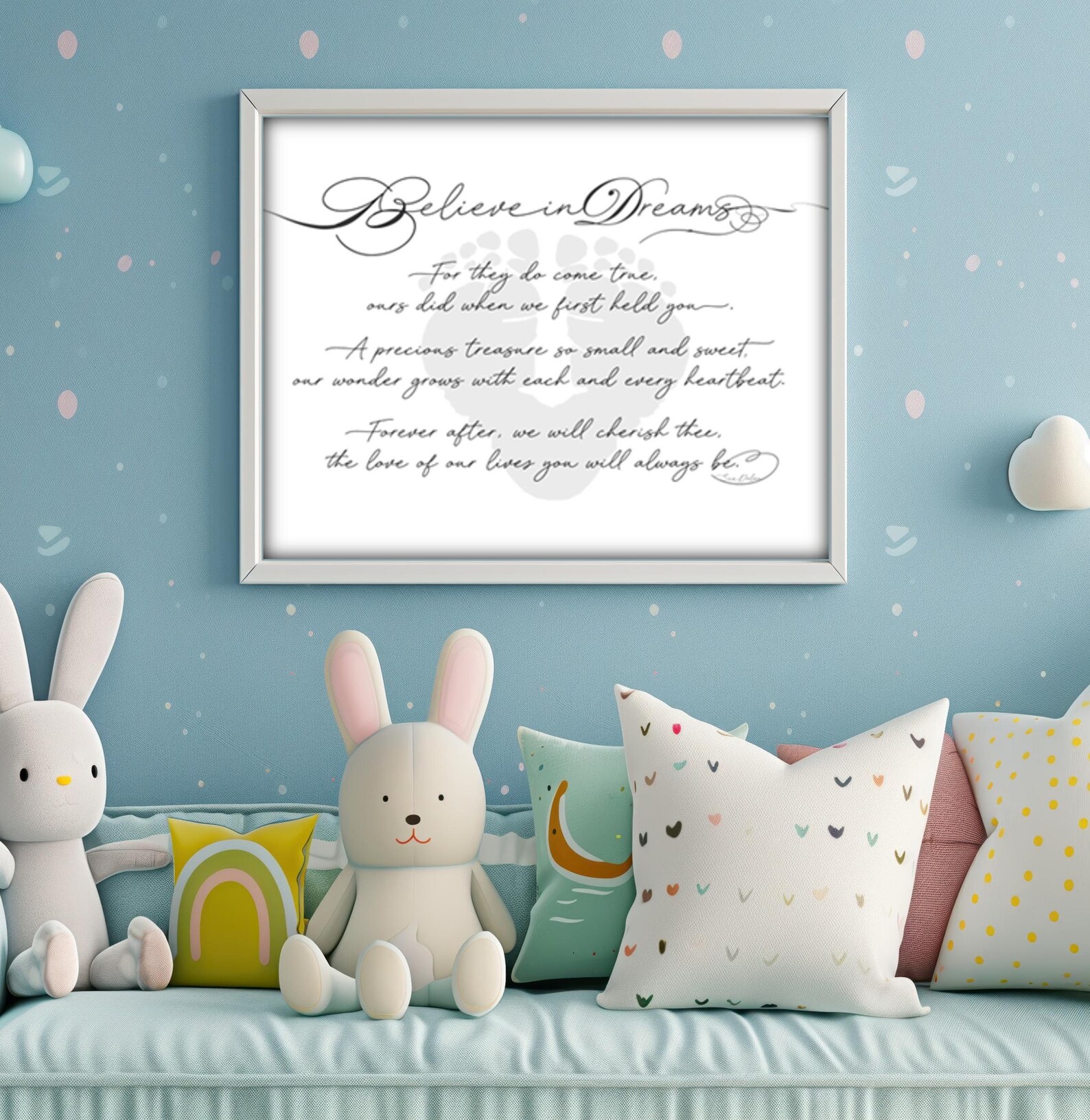 Believe in Magic Quote | Nursery Wall Decor | Downloadable Printable ...