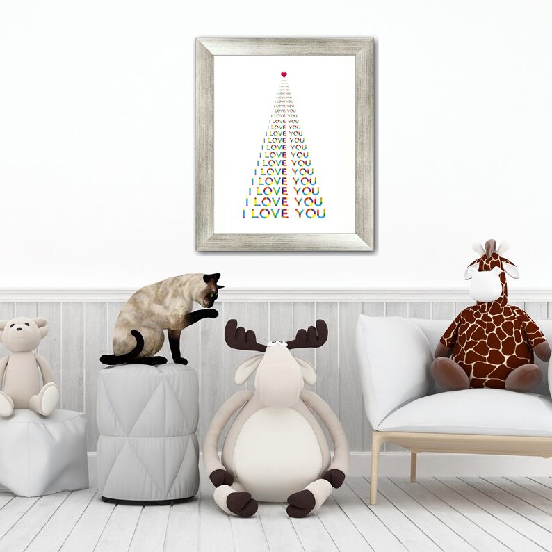 I Love You Messages Word Art Printables | Graphic Design Art Download ...
