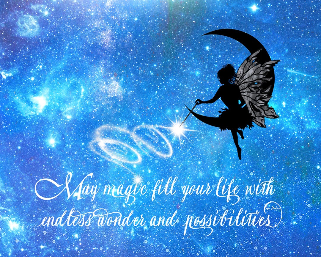 Fairy Magic Quote | Nursery Wall Decor | Downloadable Printable Art - Etsy