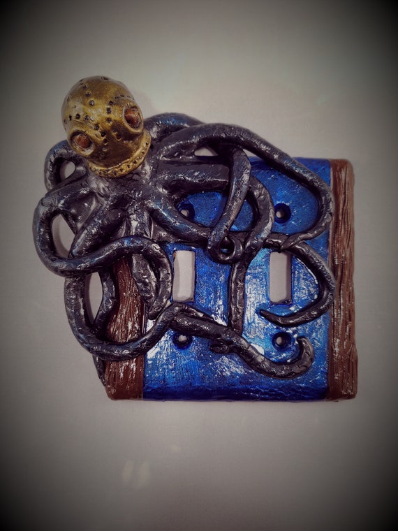 Deluxe Octopus Wall Switchplate Cover | Etsy