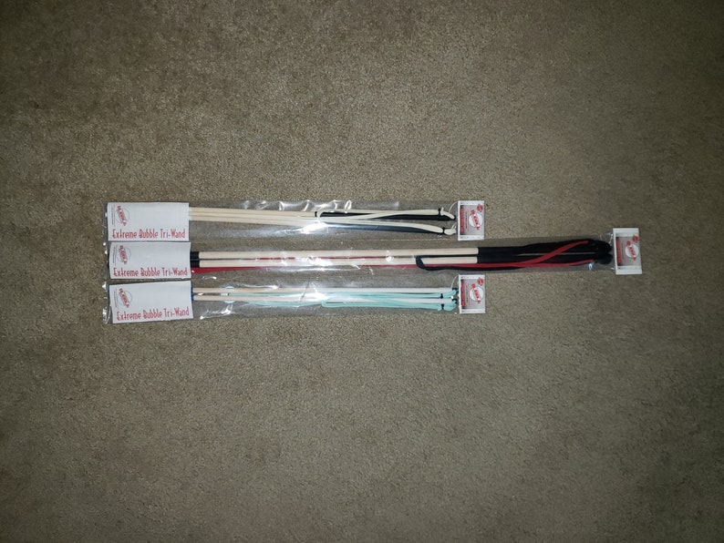 Giant Bubble Wand: 3-foot Tri-string Design With Bubble Solution - Etsy