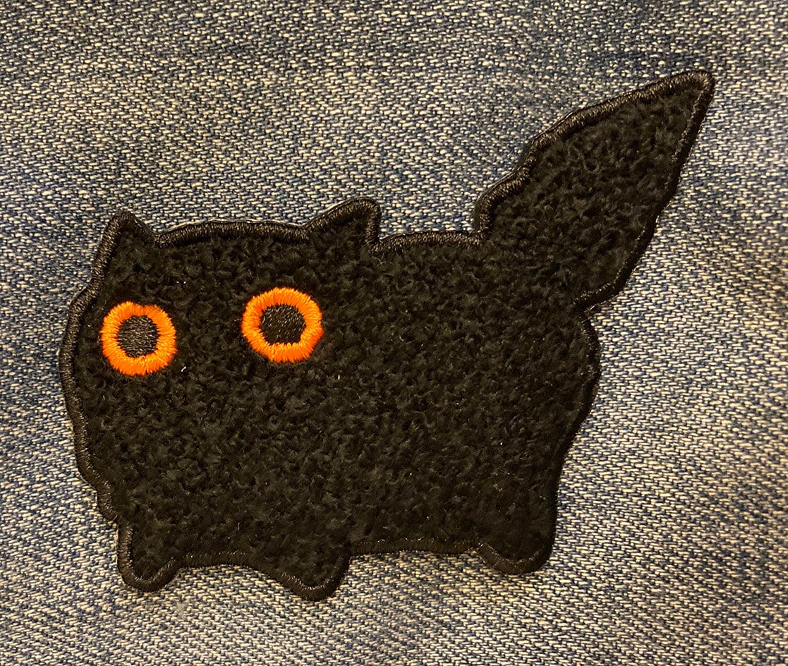 Fluffy Blob Cat Patch - Etsy Canada