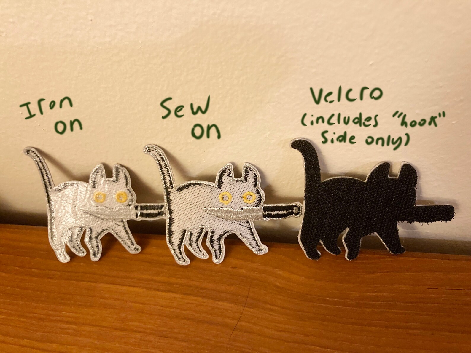 Knifecat Embroidered Patch - Etsy