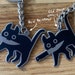 Knifecat Metal Keychain - Etsy