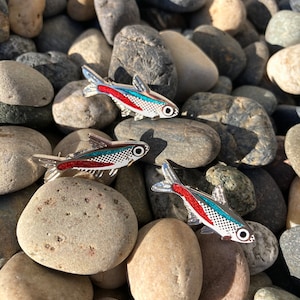 Neon Tetra Enamel Pin - Etsy