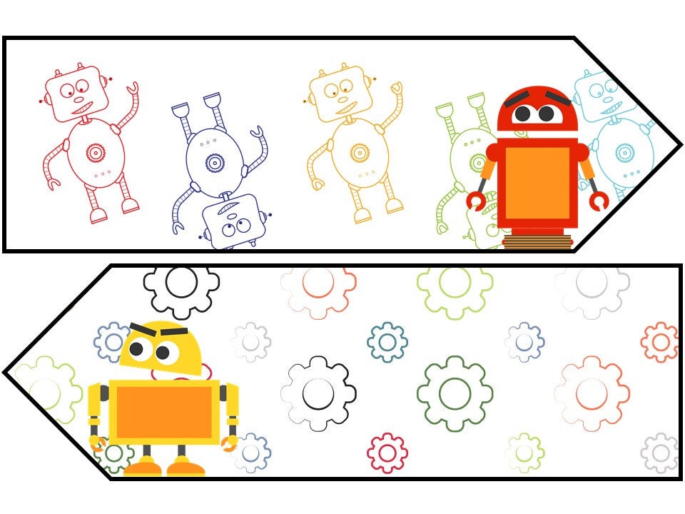 Robot Room Decor SUPER Pack - Etsy
