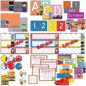 Super Hero Room Decor SUPER Bundle - Etsy