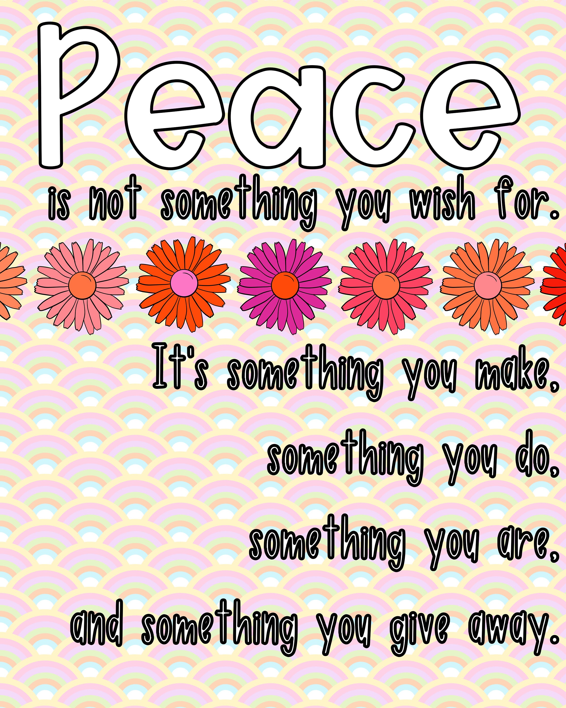 Peace Love Learn Room Décor Bundle - Etsy