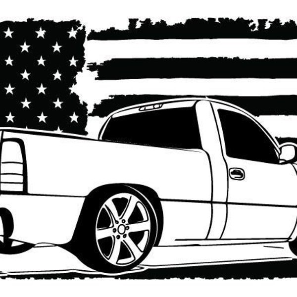 Chevy Silverado Svg - Etsy