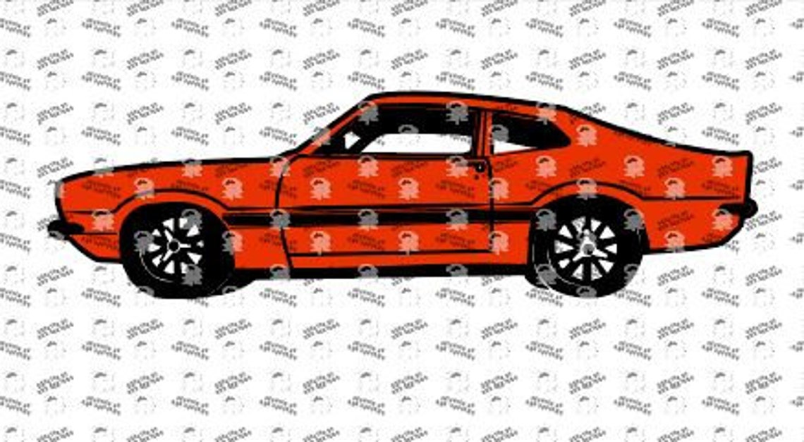 1970 Ford Maverick, Ford Maverick SVG, Classic Ford Maverick, Classic ...