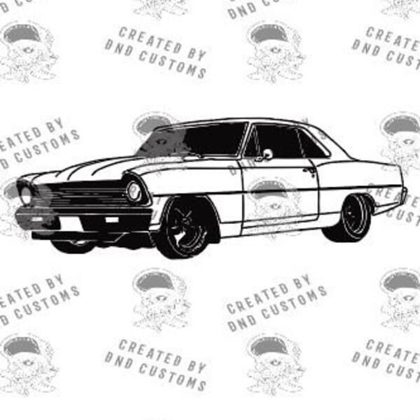 Chevy Nova Svg - Etsy
