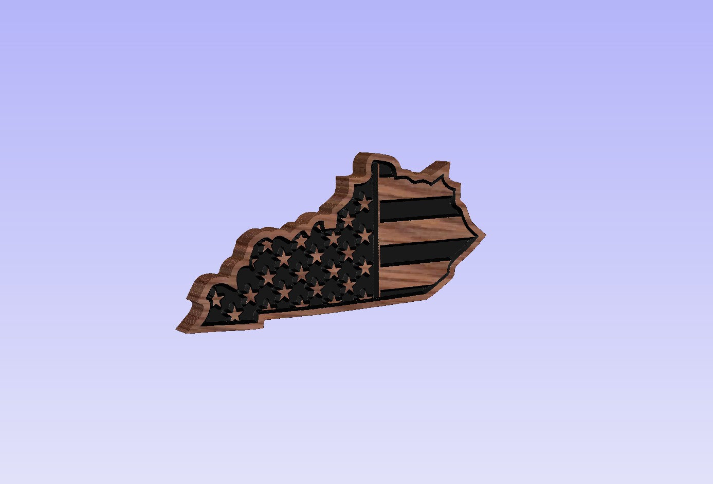 Kentucky State American Flag Design, Digital Download, Home and or Wall ...