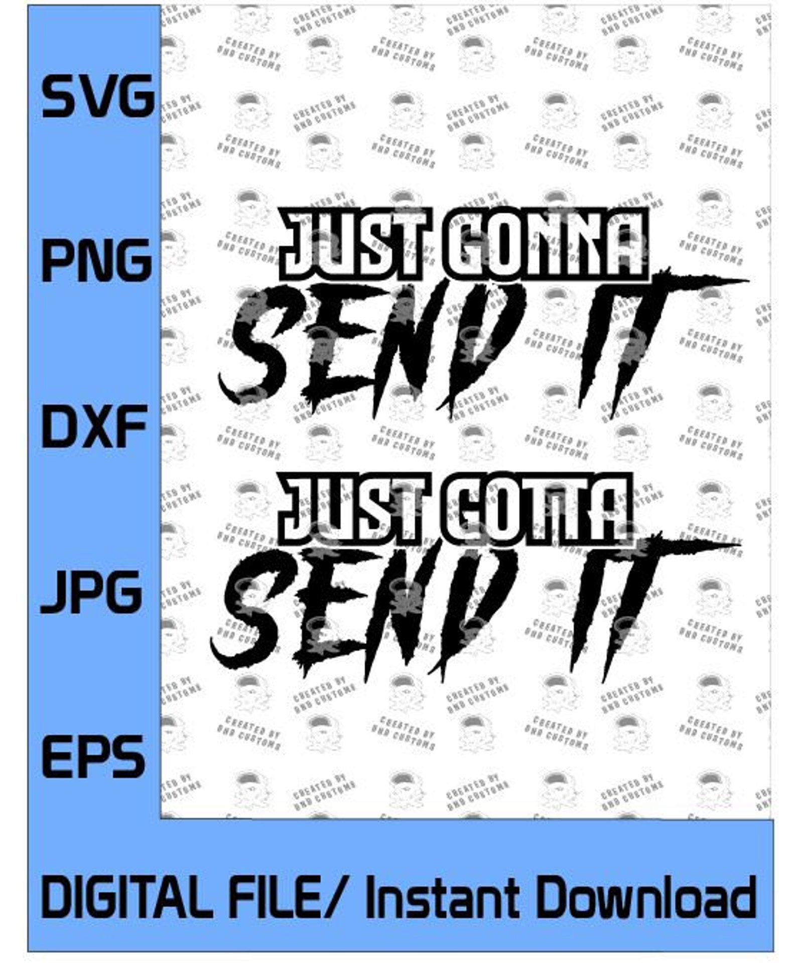 Just Gonna Send It and Just Gotta Send It Funny Decal Design | Etsy