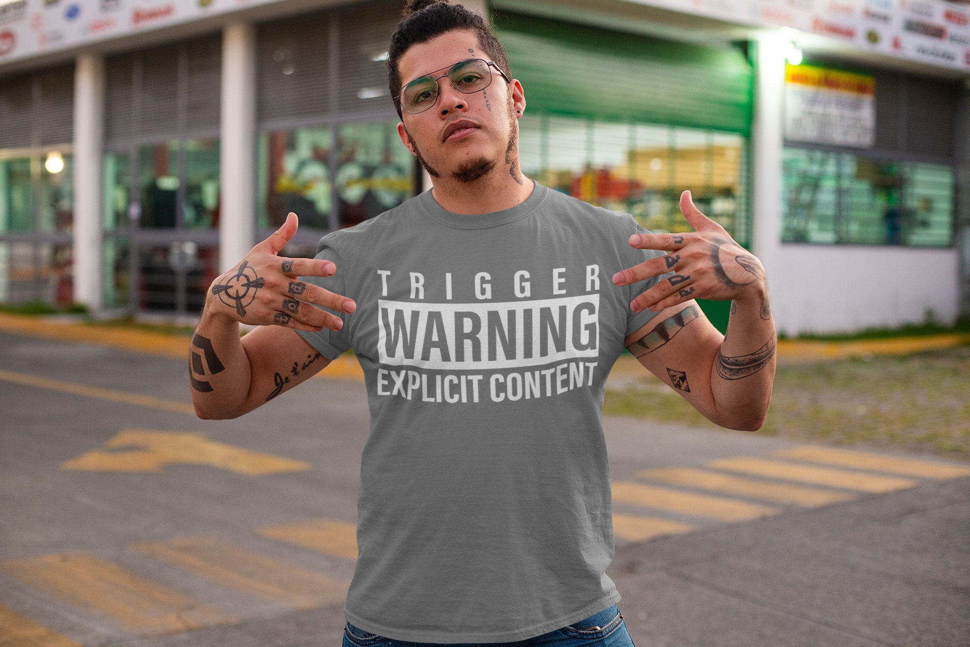Trigger Warning, Explicit Content - SVG, EPS, Dxf(digital File Only ...