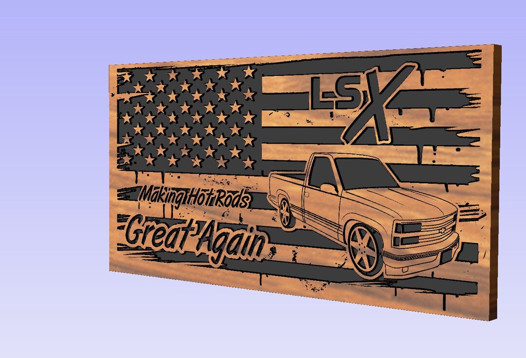 Making Hotrods Great Again! 1995 Truck LSX LS1 LS3 LS6 LS7 SVG (digital ...