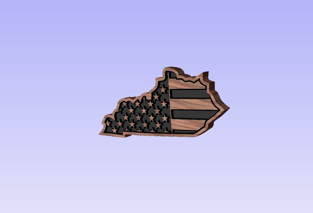 Kentucky State American Flag Design, Digital Download, Home and or Wall ...