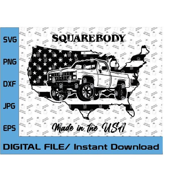Square Body Chevy Dxf - Etsy Canada